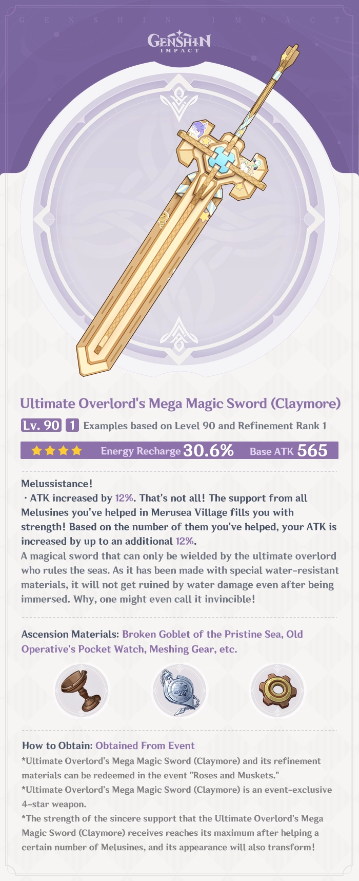 Ultimate Overlord's Mega Magic Sword - Genshin Impact - HoYoWiki