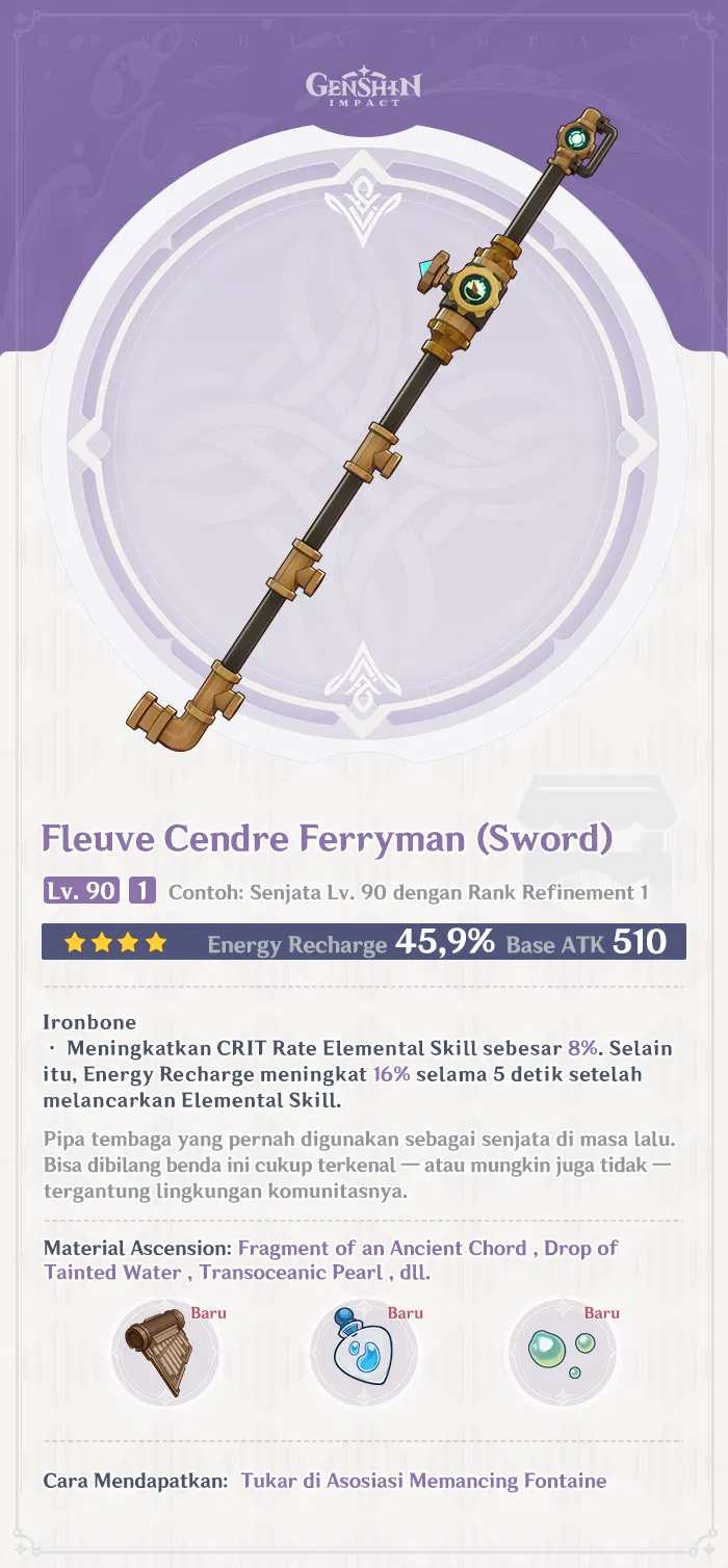 Fleuve Cendre Ferryman - Genshin Impact - HoYoWiki