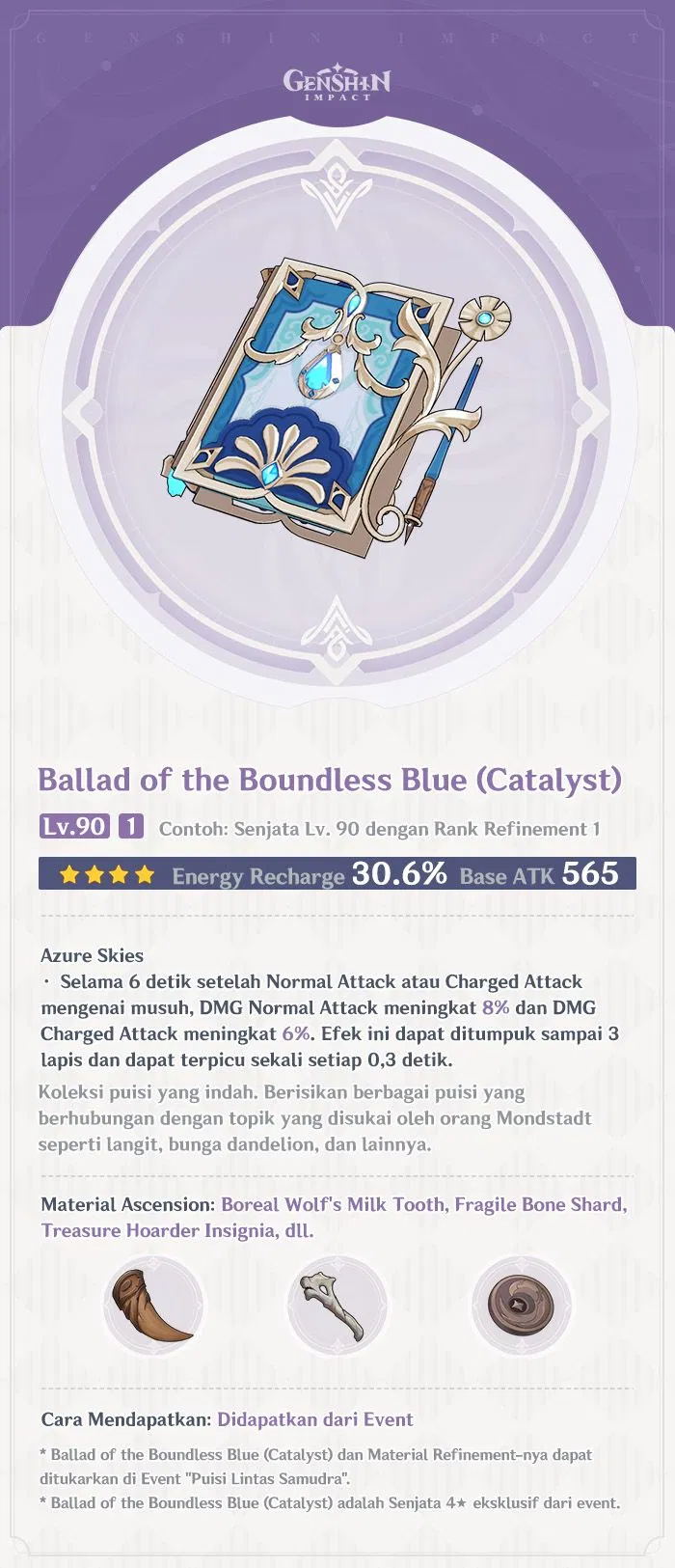 Ballad of the Boundless Blue - Genshin Impact - HoYoWiki