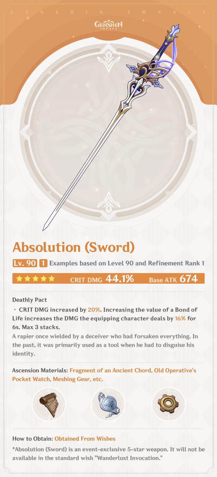 Absolution - Genshin Impact - HoYoWiki