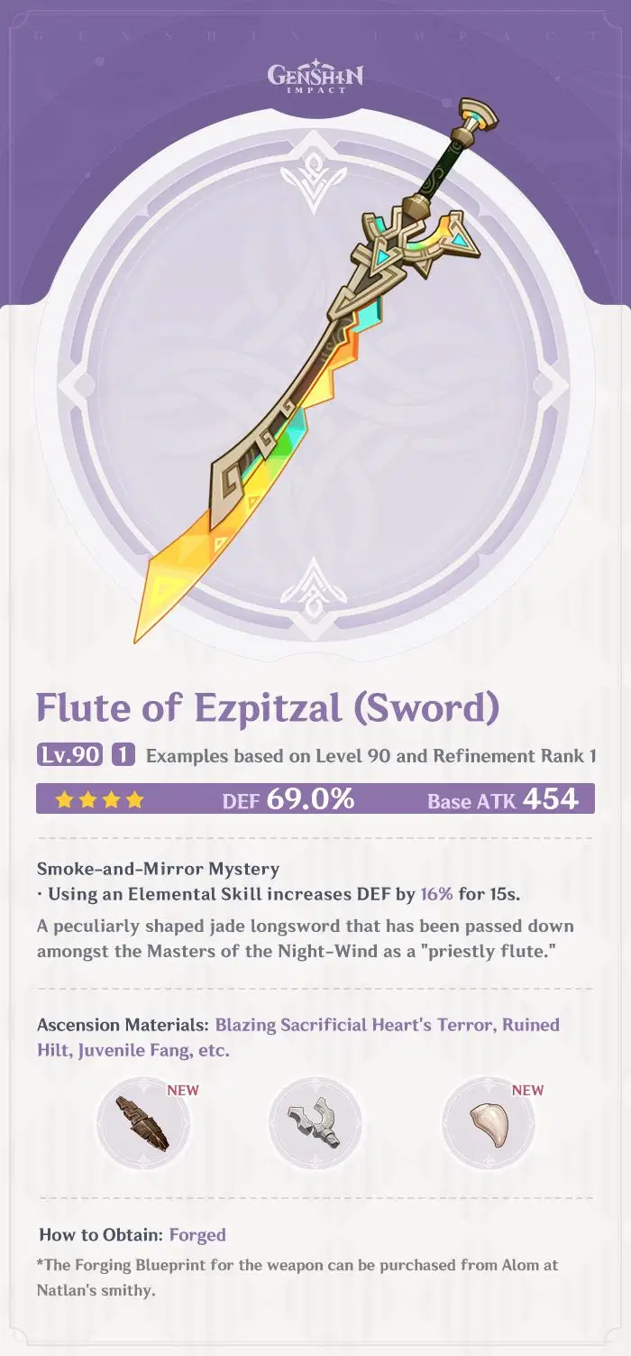 Flute of Ezpitzal - Genshin Impact - HoYoWiki