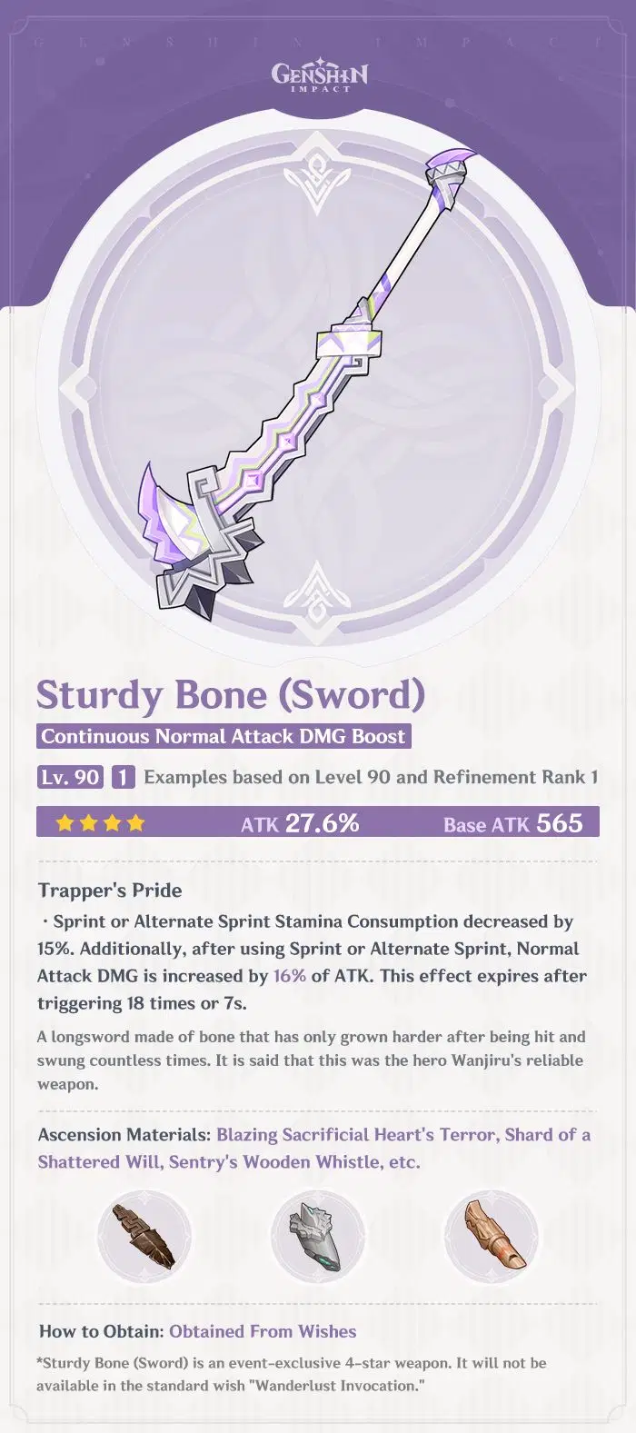 Sturdy Bone - Genshin Impact - HoYoWiki