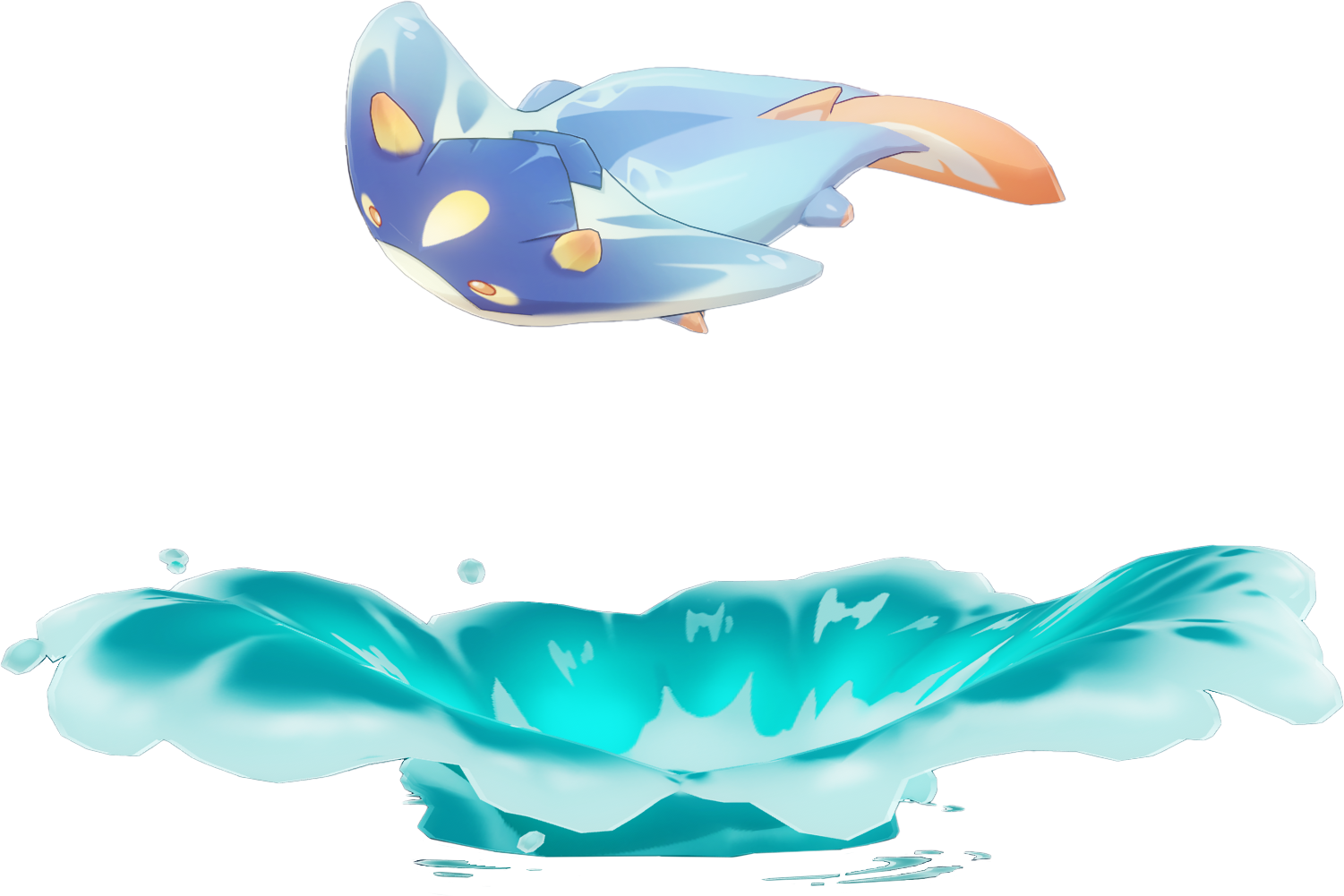 Diving Rapidfighting Fish - Genshin Impact - HoYoWiki