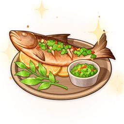 Delicious Grilled Fish in Mint Sauce - Genshin Impact - HoYoWiki