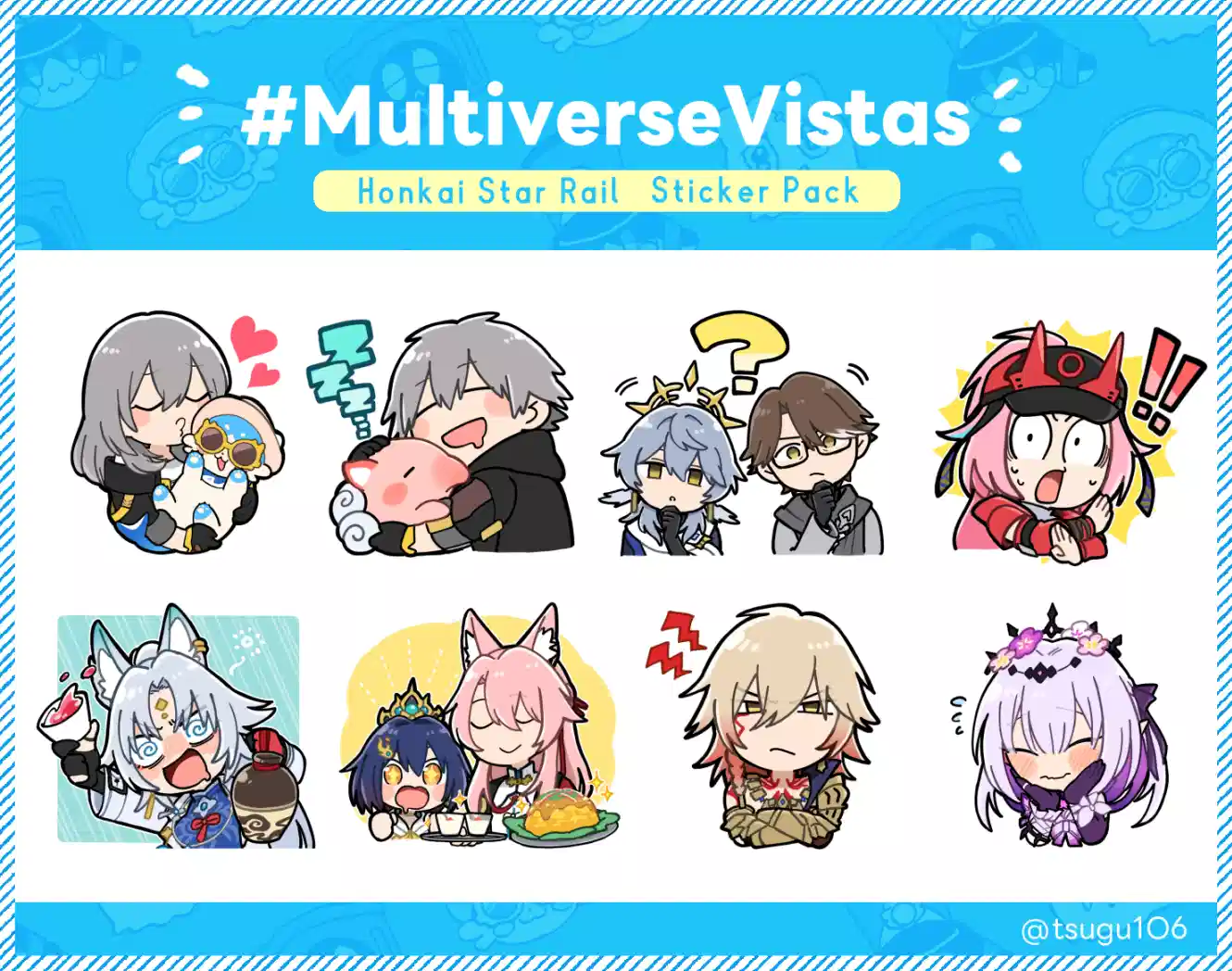 Honkai starrail Sticker